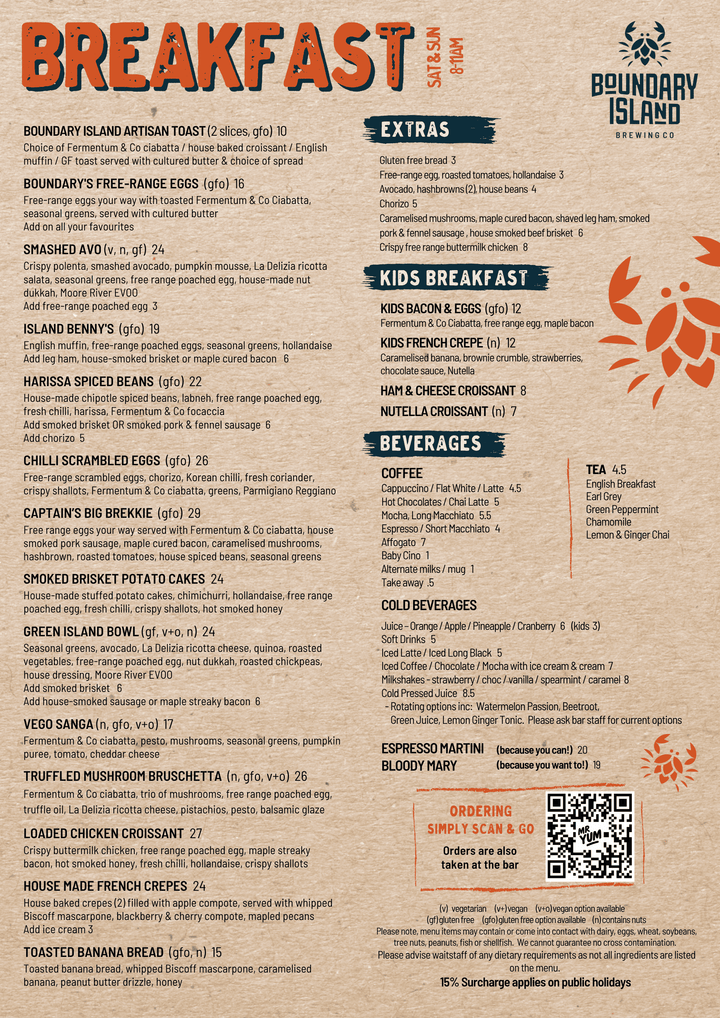Menus – Boundary Island Brewing Co