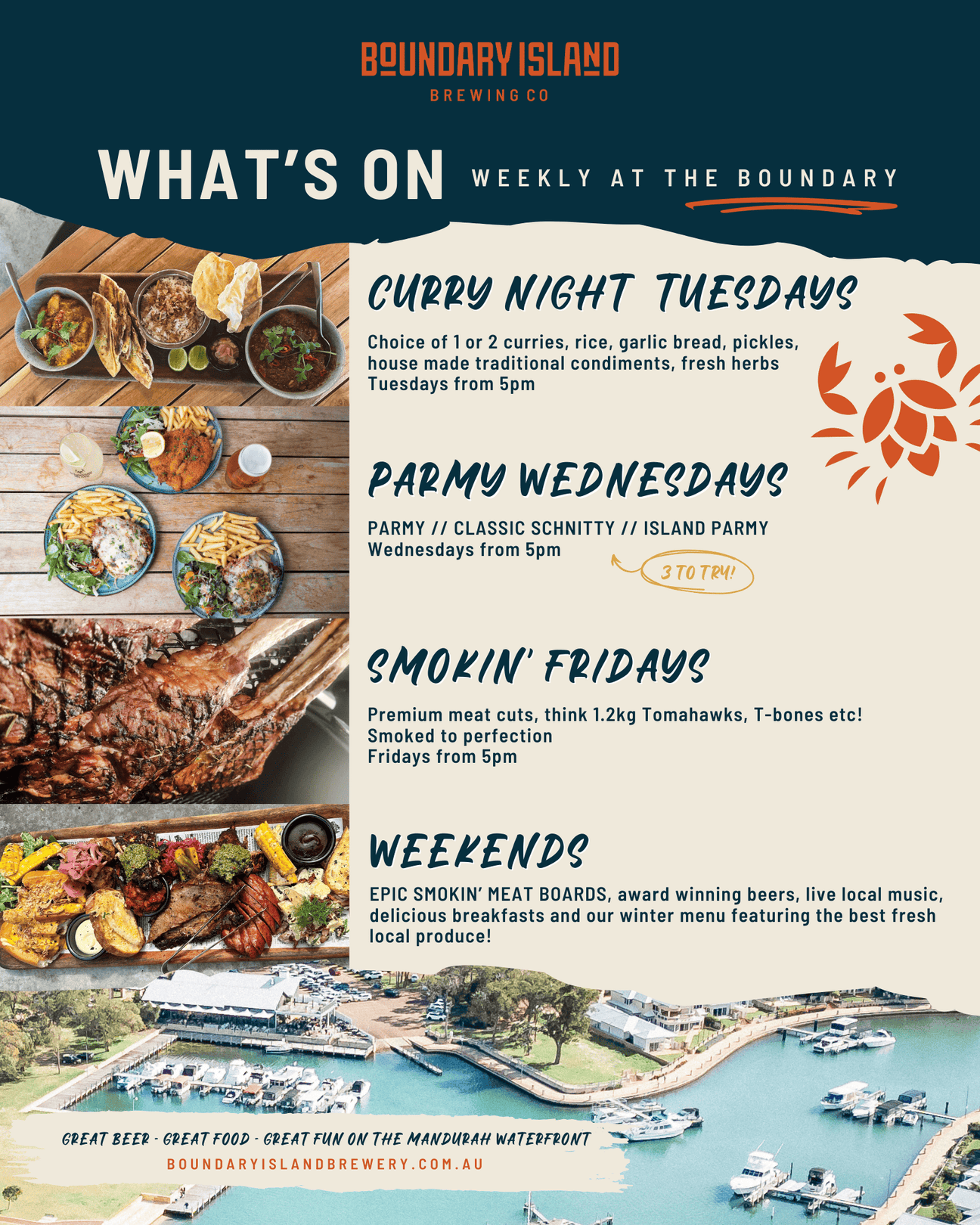 Menus – Boundary Island Brewing Co